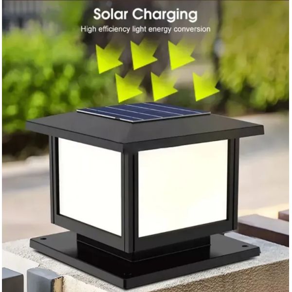 Quality Light-Sensing ,IP65 Waterproof Solar Pillar Light Outdoor Garden Lighting for sale