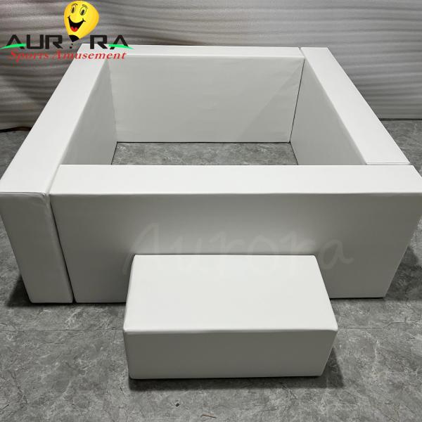 Quality Party Rental Inflatable Soft Play Equipment Mobile Playground Beige Soft Ball for sale