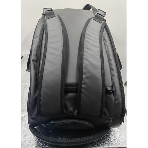 Quality OEM Black Padel Racket Bag Large Capacity Double Shoulder Backpack for sale