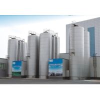 Quality Cylinder Horizontal Milk Storage Tank , Stainless Steel Outdoor Milk Warehouse for sale