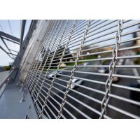 Quality SUS304 Crimped Stainless Steel Decorative Mesh SS Woven Wire Mesh For Buildings for sale