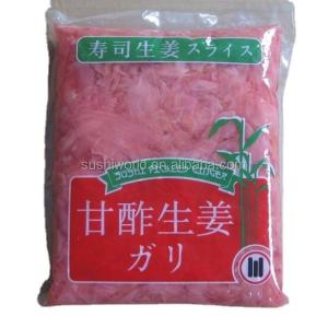 Quality Vinegar Process Japanese White Pink Pickled Sushi Ginger for Open Air Cultivatio for sale
