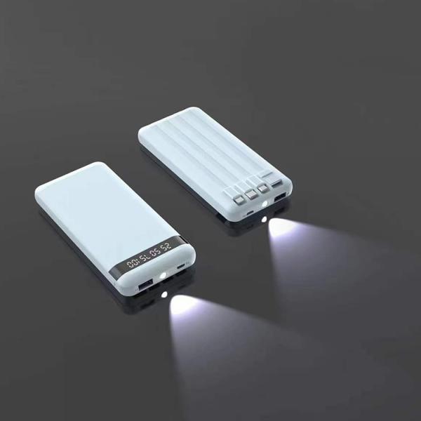 Quality Power PD22.5W Built In Cable Power Bank Universal LED Indicator Lights Outdoor for sale