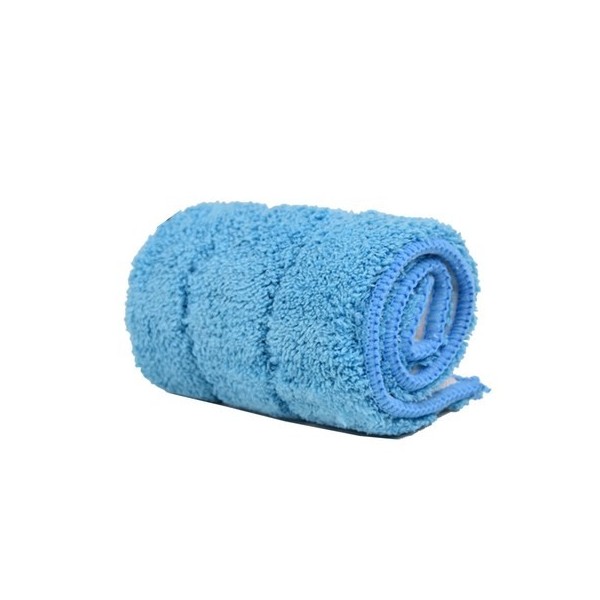 Quality Blue 380gsm Microfiber Wet Mop Pads , Pocket Shaped Multifunctional Mops for sale