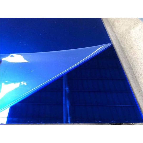 Blue Plexiglass Mirror Sheets 4x6 Foot Acrylic Panel Adhesive from ...