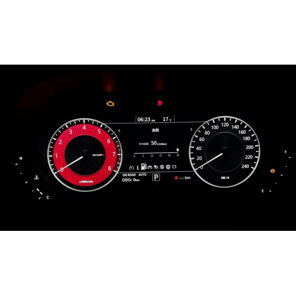 Quality 7Inch Backlight Vehicle Instrument Panel Cluster 1920x720 Screen for sale