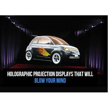 Large Holographic Touch Screen / Holographic Projection for Hologram Presentatio