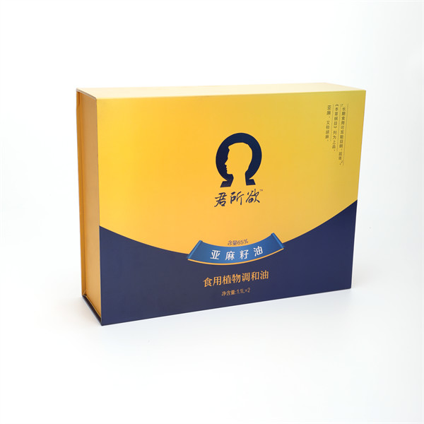 Quality Flap Lid Cardboard Magnetic Closure Gift Box Easy folding side for sale