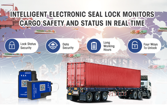 Jointech JT709C Smart Container Seal Tracking For Cargo Security And GPS Navigation Seal Lock 0