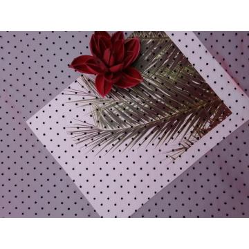 Quality Red Polka Dot Flocked Tulle Fabric For Evening Dress for sale