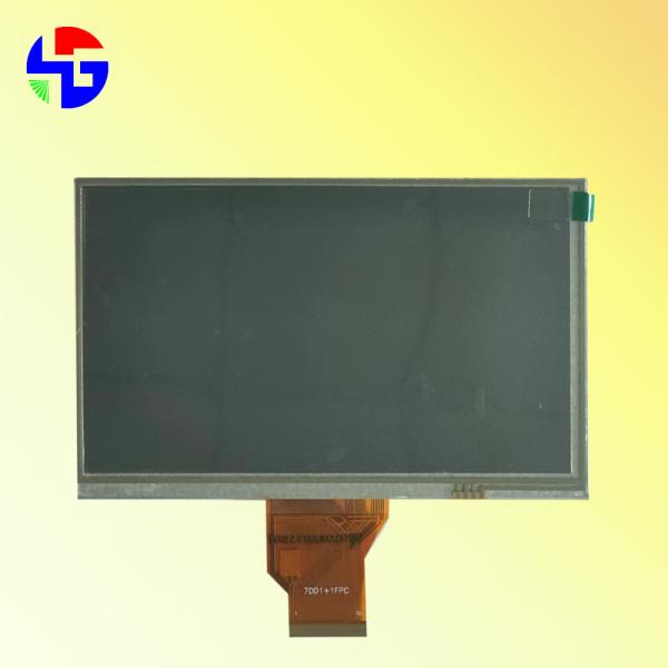 Quality 800x480 TFT Resistive Touch Screen 7.0 Inch RGB Interface TN 6 O' Clock for sale