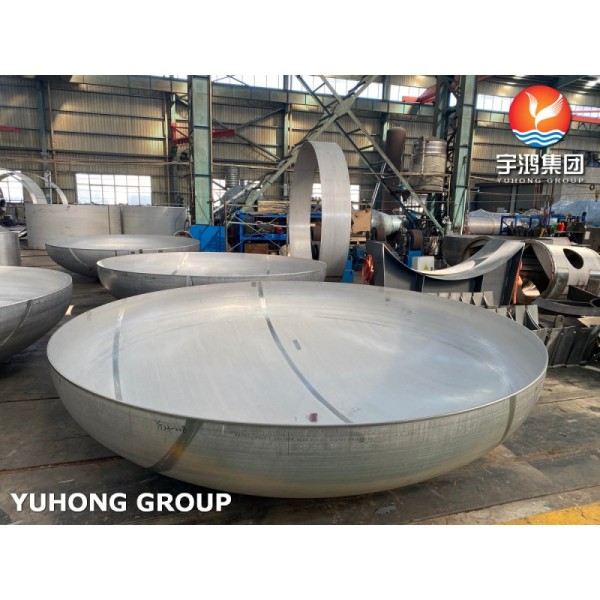 Quality ASTM EN Heat Exchanger Parts Tube sheet Botton Head Shell for sale