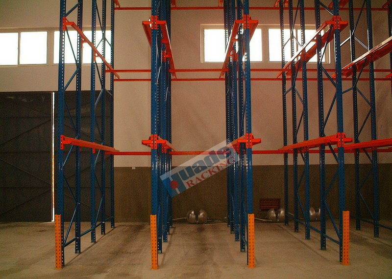 Quality Dairy Industry High Density Drive In Racking Channel Type 2000 Kg Max Capacity for sale