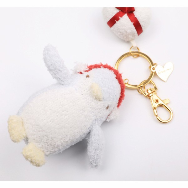 Quality White Cute Penguin Keychain , Smooth Touch Mini Penguin Stuffed Animal for sale
