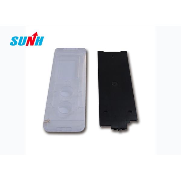 Quality ABS / PC Plastic Lift Elevator Parts Black White Frame Customized Size For LOP for sale