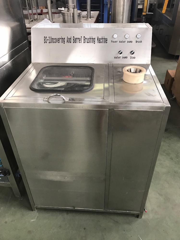 Low price 5 gallon bottle De-capping and Brushing Machine