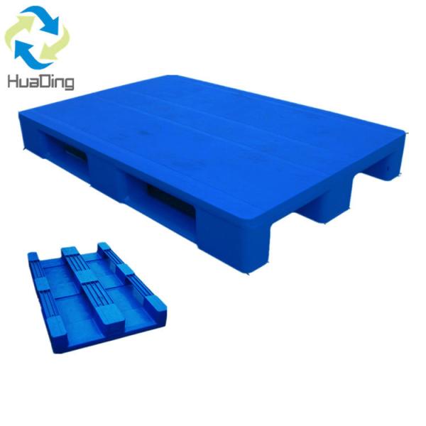 Quality Recyclable HUADING 1200*800 Single Faced Style Euro Plastic Pallet for sale