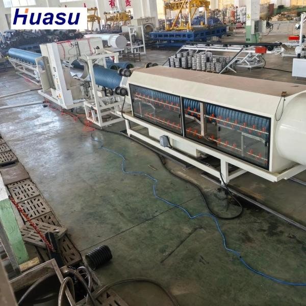 Quality Customizable Double Wall Corrugated Pipe Extrusion Line with 32-1600mm Diameter for sale