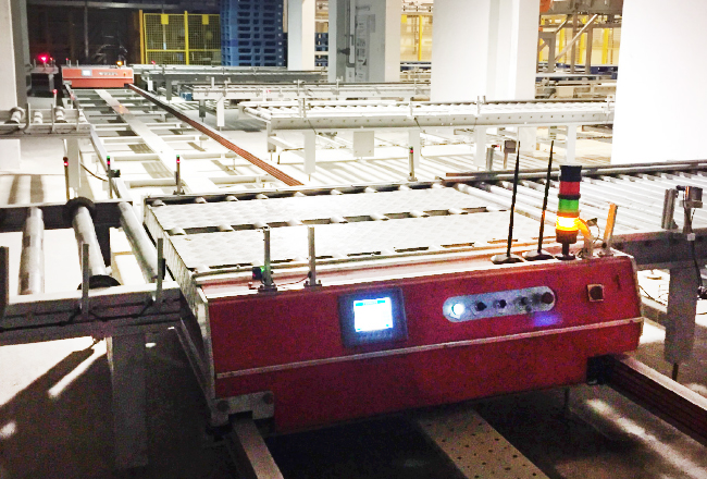 Radio Shuttle Cart And Carrier ASRS Automatic Storage And Retrieval System  Pallet Runner Rack System