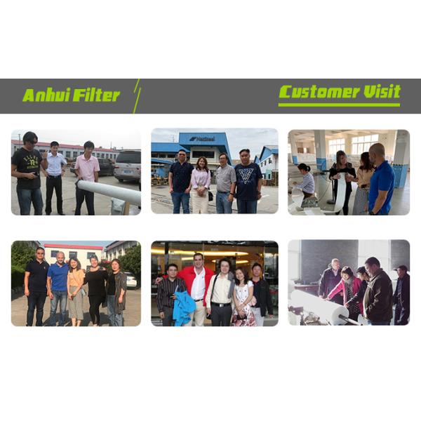 Black Fiberglass Filter Bag For Cement Plant Corrosion Resistance 8