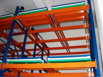 Push Back Pallet Rack High Density Warehouse Storag Rack