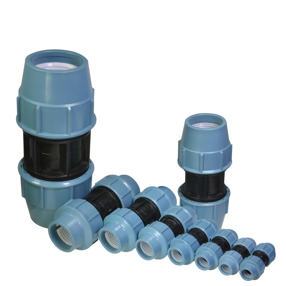 Dark Blue Pn16 Elbow Irrigation PP Compression Fittings for Water Supply