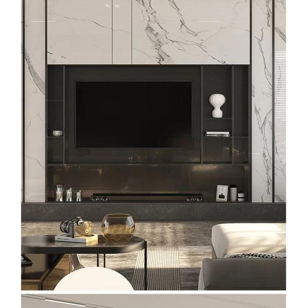 Quality Luxury Stainless Steel Wall TV Cabinet Hotel Hanging for sale