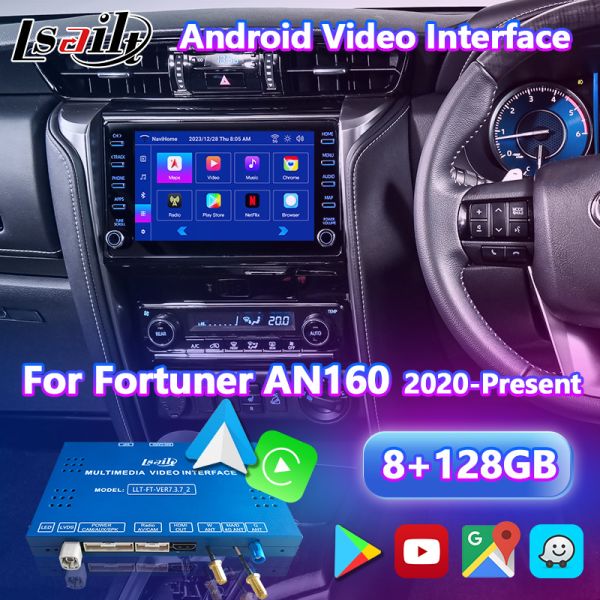 Quality Lsailt Android Carplay Navigation Video Interface for 2020-Present Toyota Fortuner AN160 for sale