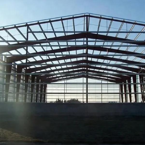 Quality Painted Steel Structure Building with 50 Years Service Life and Long-Lasting for sale