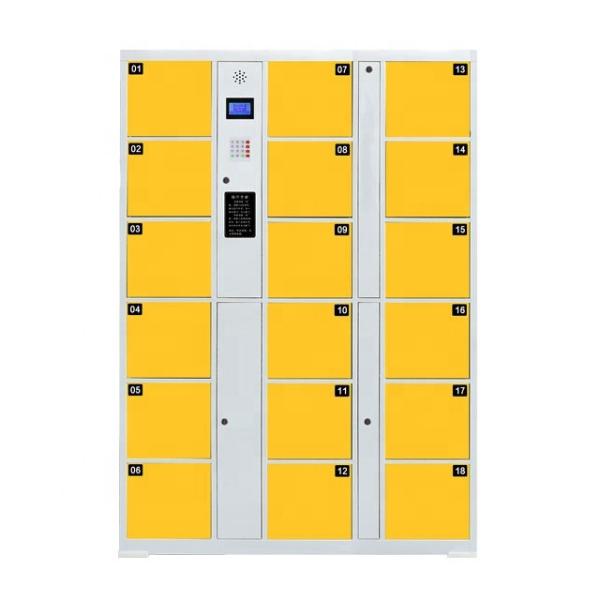 Quality Waterproof Safety Steel Locker Barcode System Smart Electronic Locker for sale