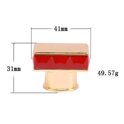 Quality SGS Perfume Spray Caps Square Stainless Steel 28.5*40mm for sale
