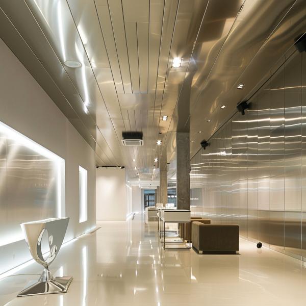 Quality Durable Stainless Steel Ceiling Flat Panels For Commercial Spaces for sale