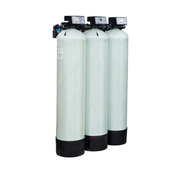 Quality Automatic Industrial Water Softener System 5-100 T/H FRP Tank for sale