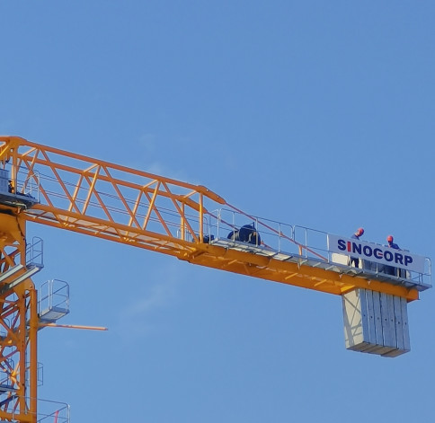 Quality Luffing Boom Tower Crane Flat Top 20 Ton Construction Machine for sale