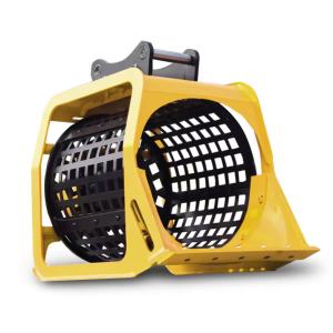 Quality Rotary Screening Bucket Sieving Screening Bucket For 28-38tons Excavator for sale
