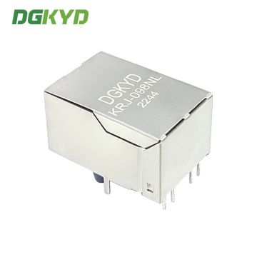 Quality Tap-Up Modular Jack RJ45 with Transformer Integrated magnetics 100M, 25.4mm for sale