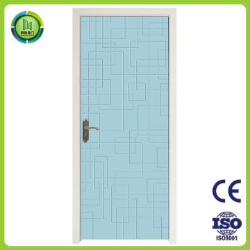 Quality Interior WPC Plain Solid Wood Door Termite Resistant Apartment Use for sale