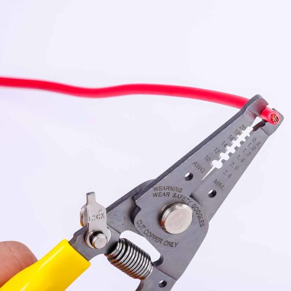 Quality 4Cr13 Fiber Cable Stripper Pliers Splitter Tool Wire Side Cutters ANSI for sale