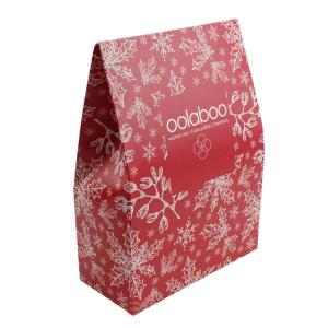 Quality Christmas Die Cut Paper Gift Bags Offset Printing Surface Handling for sale