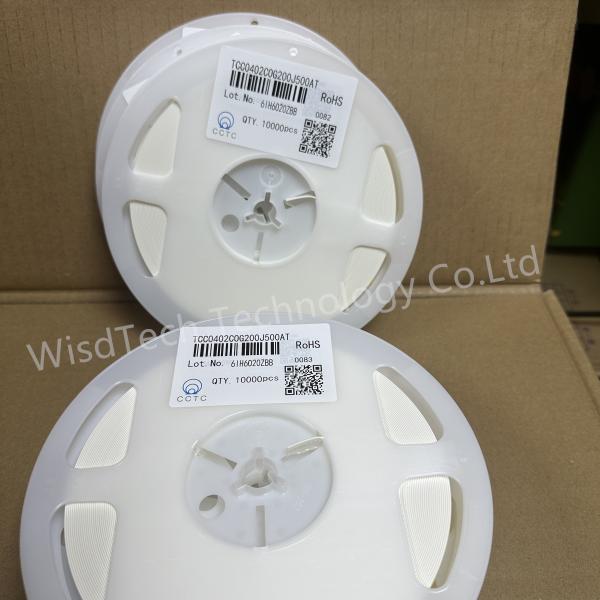 Quality Ceramic Capacitors TCC0402X7R104J160AT Multilayer chip ceramic capacitor CCTC for sale