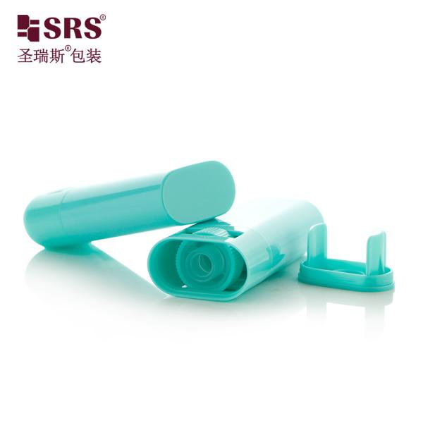Quality 15ml 20ml Empty Oval Shape Pocket Size Sunscreen Balm Stick Deodorant Container for sale