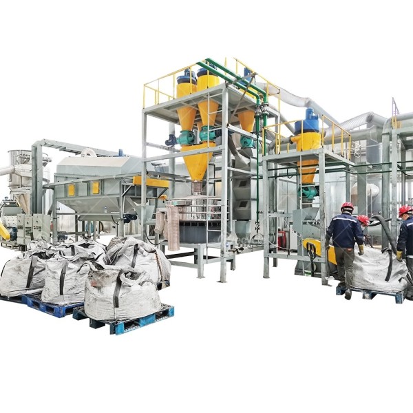 Quality 300Kg/H Lithium Battery Recycle Production Line Eco-friendly E Waste Recycling Machine for sale