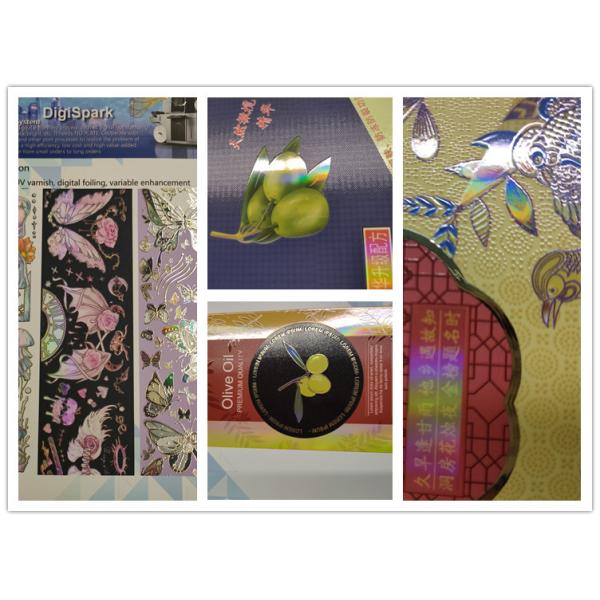 Quality Roll to Roll Digital Label Enhancer With Foil Stamping Varnishing for sale
