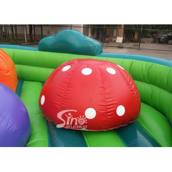 Quality 25'x18' indoor big tiger inflatable toddler bouncy castle made of lead free for sale