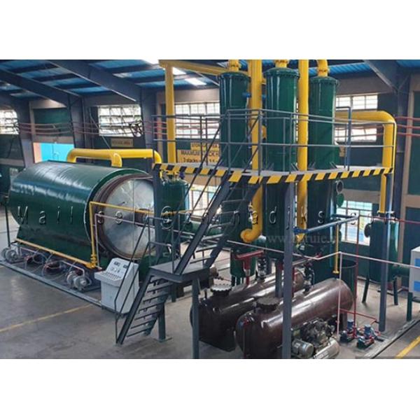 Quality ISO 9001 Anaerobic Pyrolysis Medical Plastic Waste Recycling Plant for sale