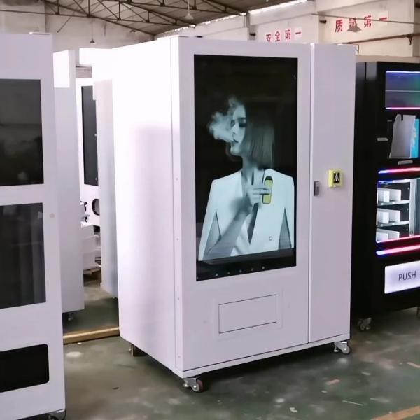 Quality 55 Inch Touch Screen Advertising Vending Machine And Card Readers for sale