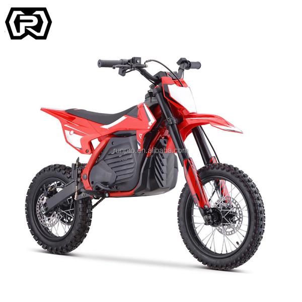 Quality FRONT 2.75-14 REAR 3.00-12 Electric Kids Dirt Bike with Powerful Chain Drive Motorbikes for sale