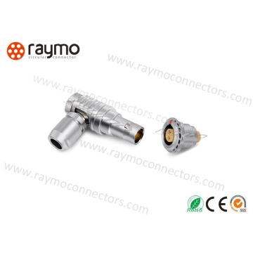 Quality Compatible Circular Push Pull Connectors PEEK Insulator Magnetic Security for sale