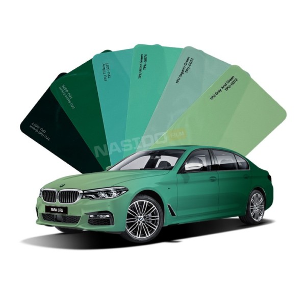 Quality 190.5μm Green Series Color Change Wrap Film TPU Car Paint Protection Film for sale