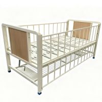 Quality Children's Hospital Bed With Full-Length Guardrail And Underbed Shoe Rack for sale
